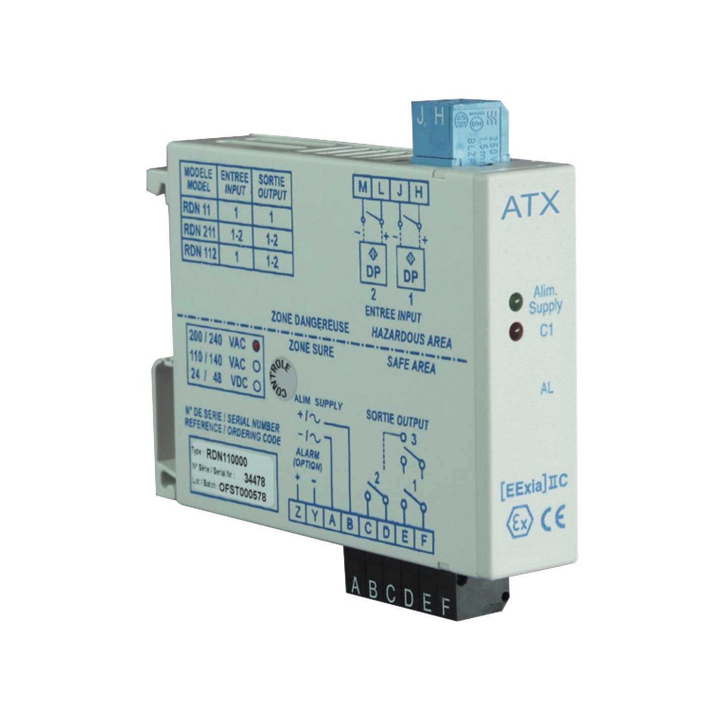 OBSOLETE | Appleton™ ATX™ RSI Intrinsic Safety Relay